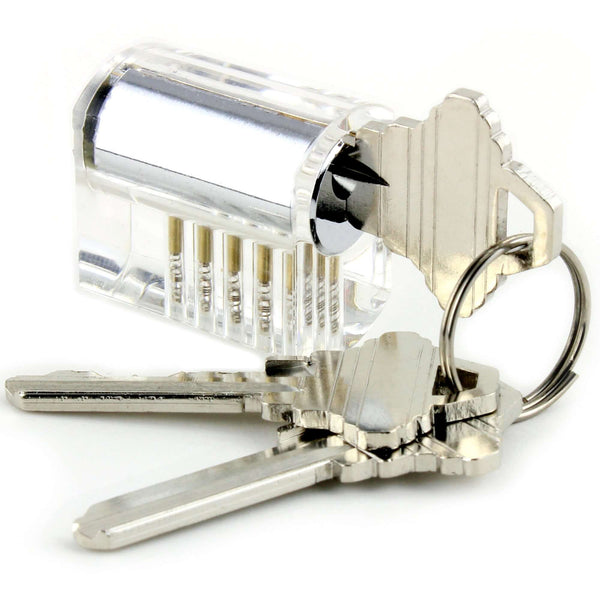 Dangerfield Clear Training Lock Medium Acrylic Practice Lock