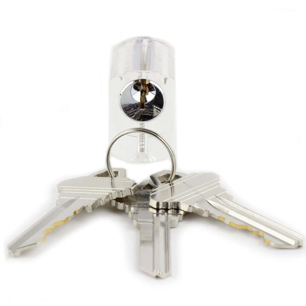 Dangerfield Clear Acrylic Practice Lock - Standard Pins - Medium diffi ...