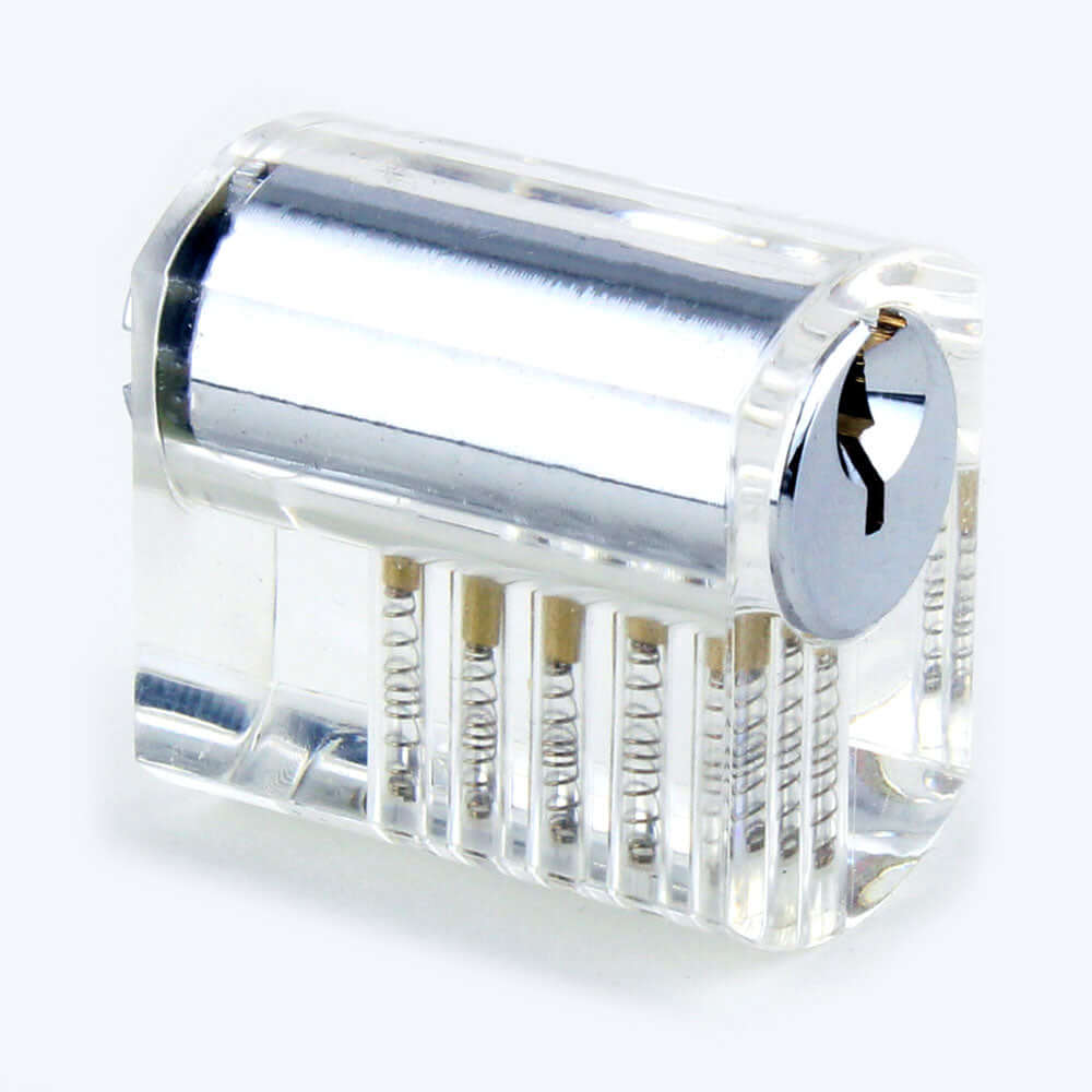 Dangerfield Clear Acrylic Practice Lock - Standard Pins - Medium diffi ...