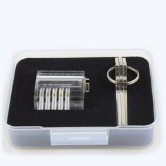 Dangerfield Clear Training Lock Medium Acrylic Practice Lock