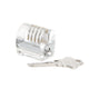 Dangerfield Clear Acrylic Practice Lock - Standard Pins - Medium diffi