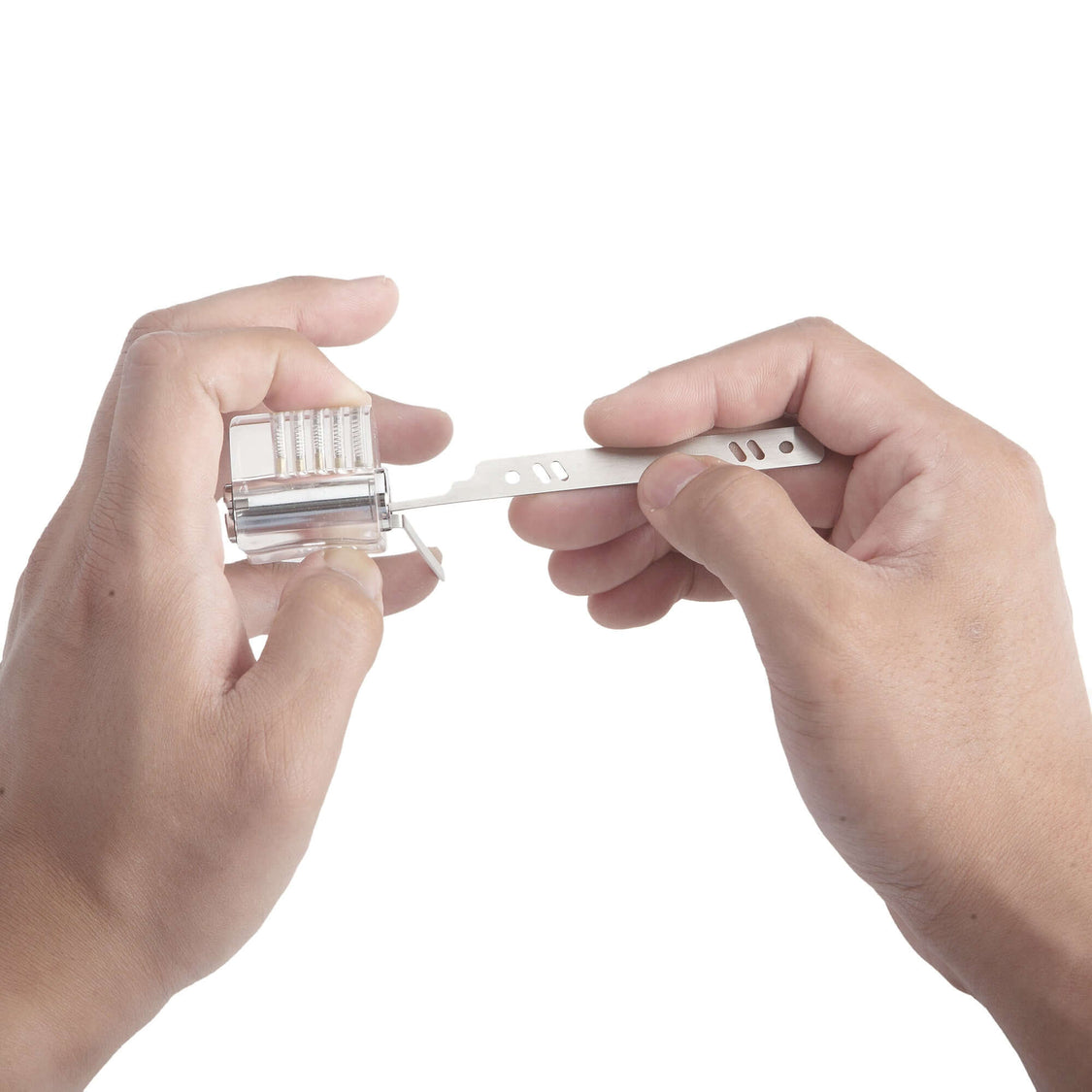 Dangerfield Clear Acrylic Practice Lock - Standard Pins - Medium diffi ...