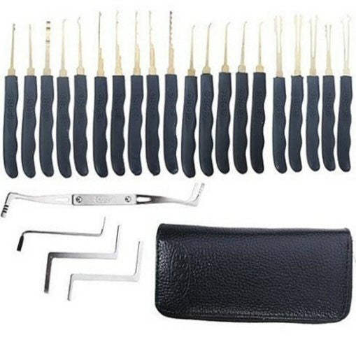 GOSO Lock Pick Set: Lock Picks, tension tools, wallet, eBook