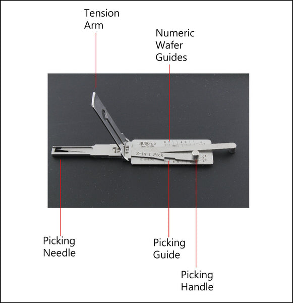 Lishi 2-in-1 Lock Pick | LockPickWorld