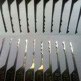 10 Piece Honest Wave Lock Rake Set for Lock Pickers